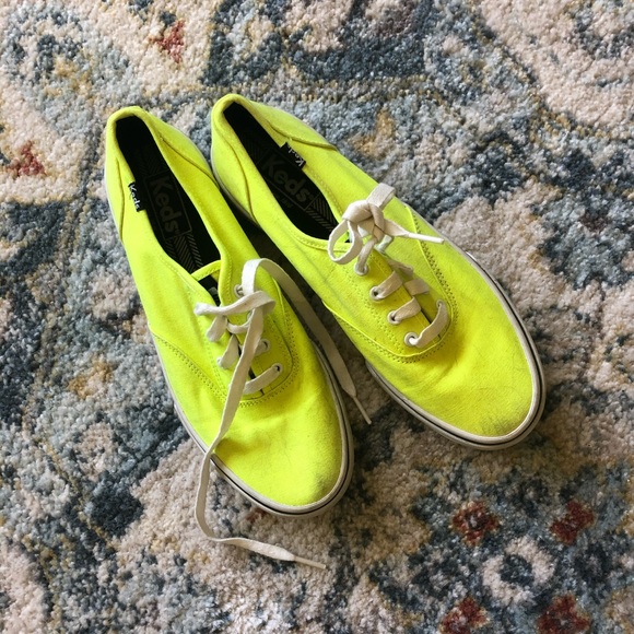 Keds | Shoes | Keds Neon Yellow Classic | Poshmark